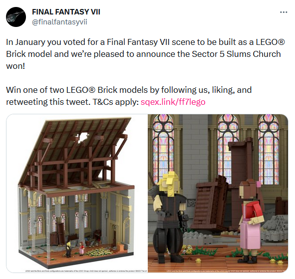 Clerith Church Reunion Wins Square Enix LEGO Contest – Earth & Sky: A ...